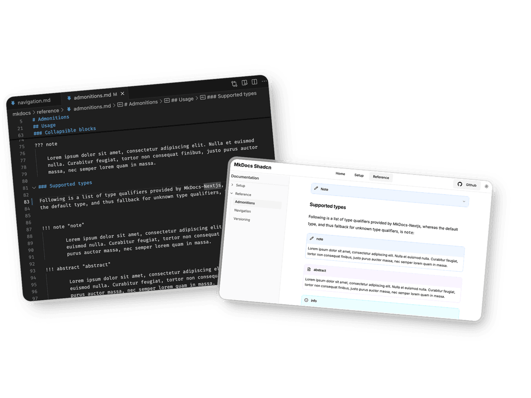 Mkdocs NextJS Drop-In