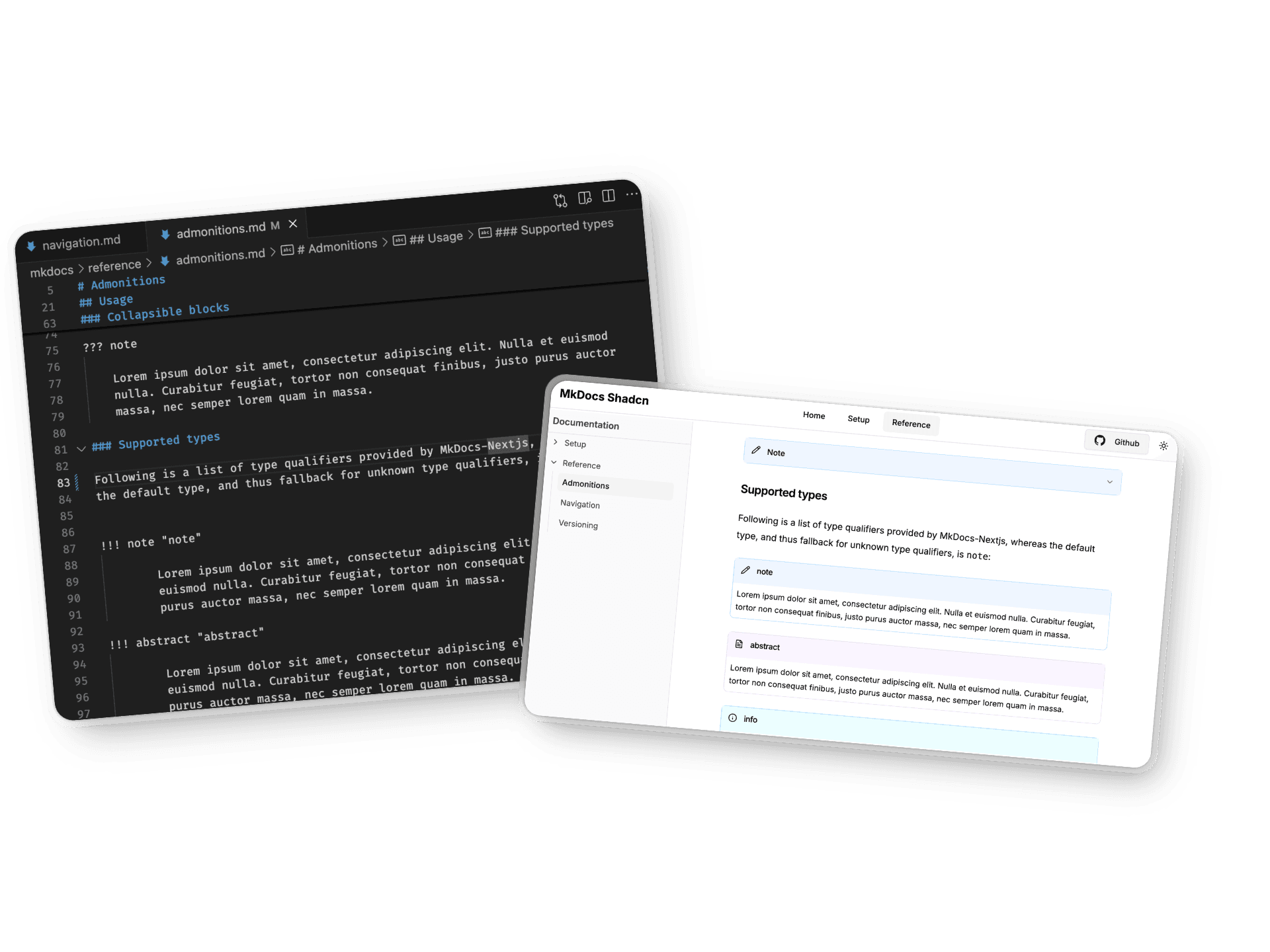 Mkdocs NextJS Drop-In
